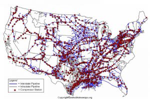 US Pipeline Map Printable [Pipeline Map of US]