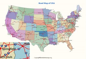 Printable US Highway Map | Highway Map of USA