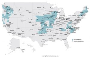 US Cellular Coverage Map | Cellular Coverage Map Of US