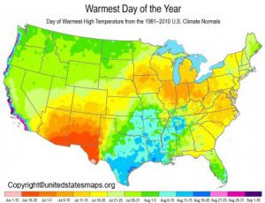 US Temperature Map | Temperature Map of United States