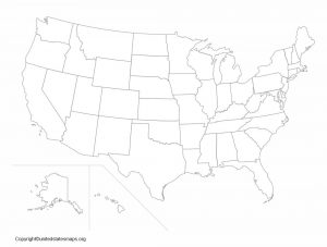 Printable US Map | Printable Map of United States of America
