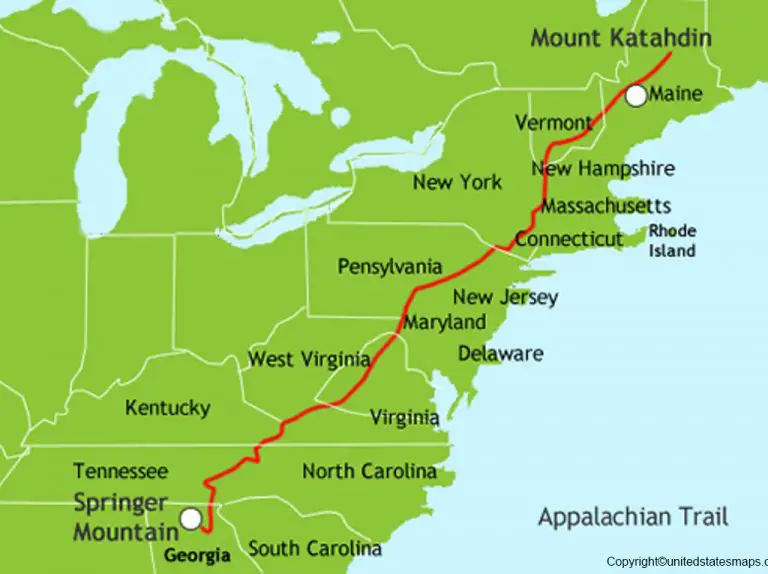 Appalachian Mountains On US Map