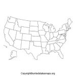 Fillable US Map [Printable United States Worksheet in Pdf]