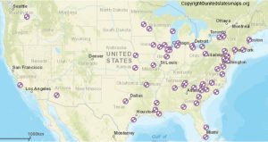US Nuclear Power Plants Map | USA Nuclear Power Plants Map