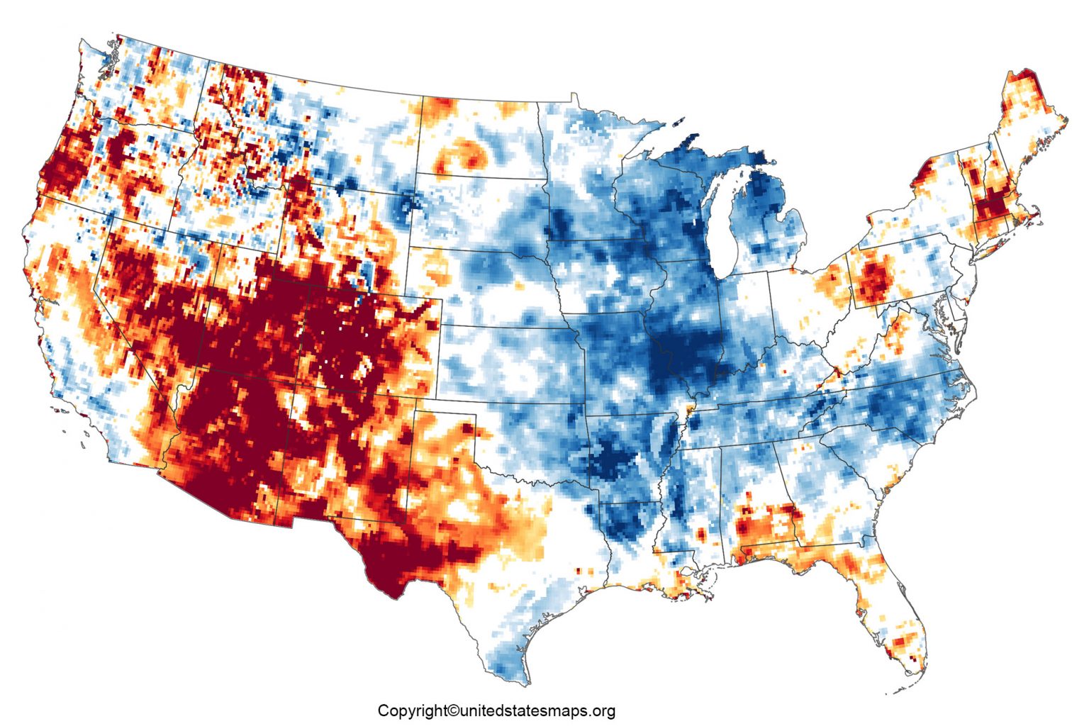 US Drought Map | Drought Monitor Map of USA