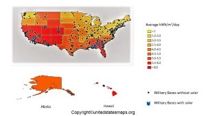 US Military Bases Map | US Military Installations Map