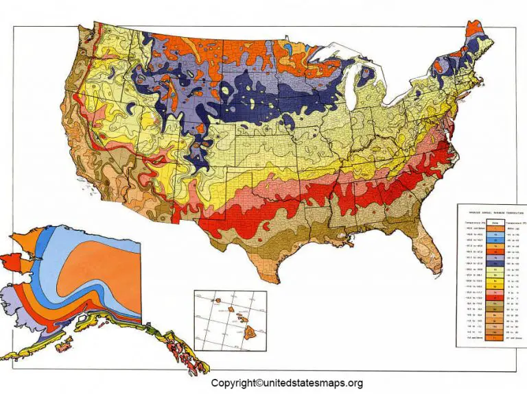 US Planting Zone Map | Map of USA Planting Zones