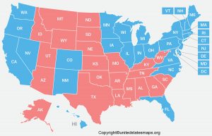 US Presidential Map | Presidential map of USA