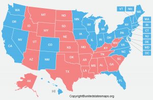 US Presidential Map | Presidential map of USA