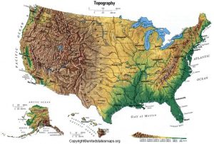 US Terrain Map | United States Terrain Map [USA]