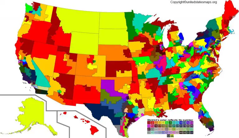 US House District Map | House District Map of USA