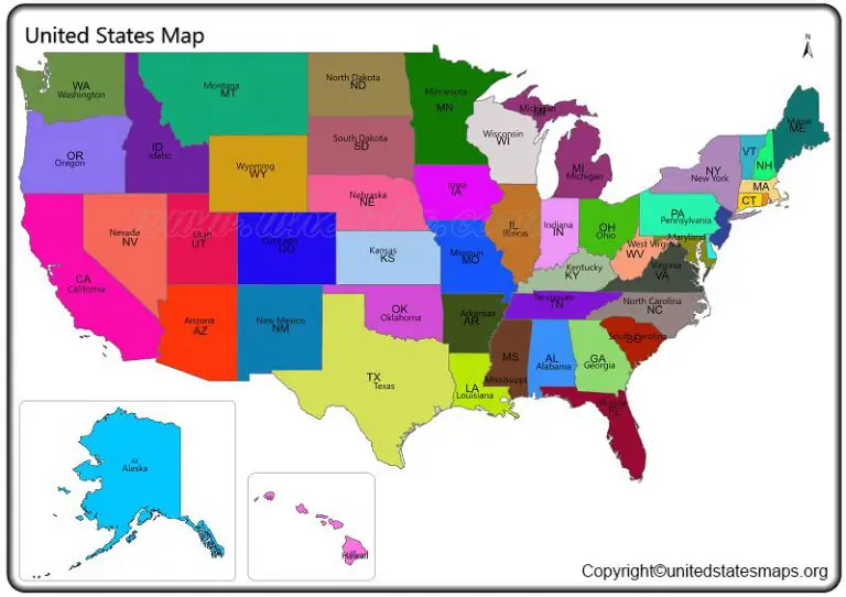 US State Map | United States State Map [USA]