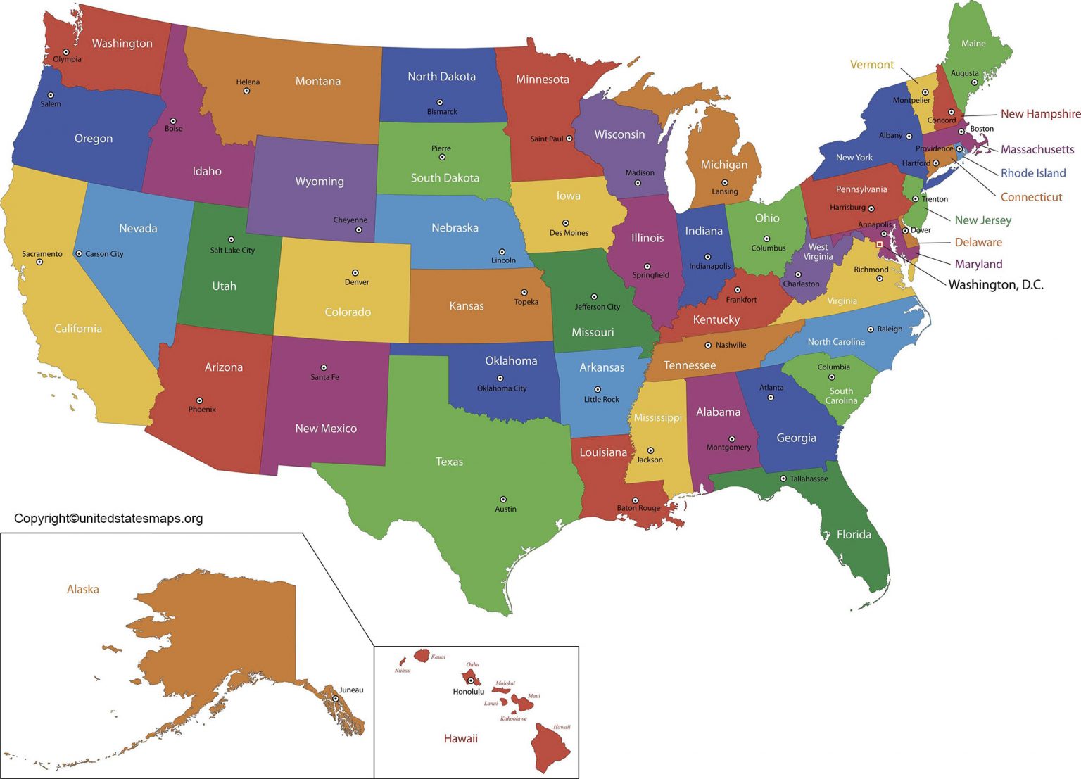 US State Map | United States State Map [USA]