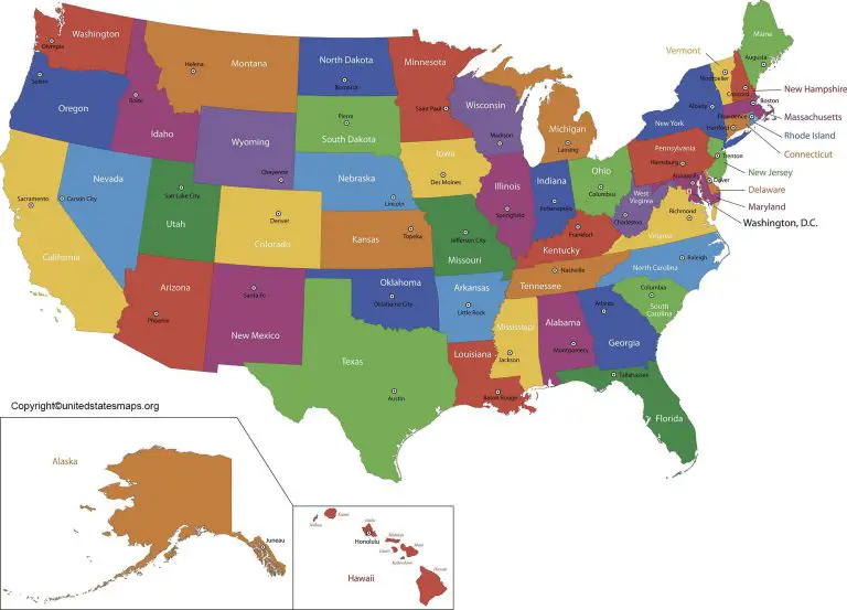 US State Map | United States State Map [USA]