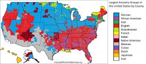 US Ancestry Map | United States Ancestry Map [USA]