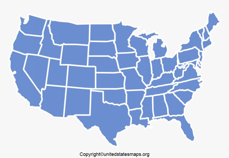 US Map Vector | United States Humidity Map [USA]