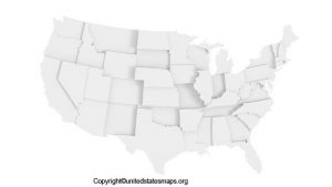 US Map Vector | United States Humidity Map [USA]
