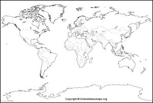 Blank World Map | Blank Maps of the World