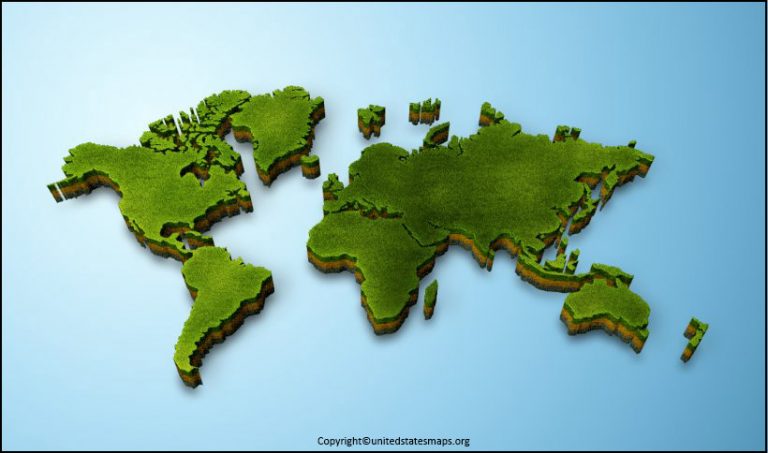 3d World Map | World Map in Three Dimensional