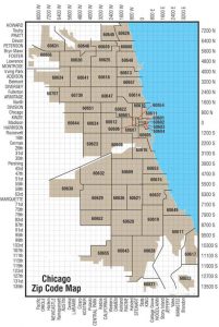 Chicago Zip Code Map - Chicago Map By Zip Code