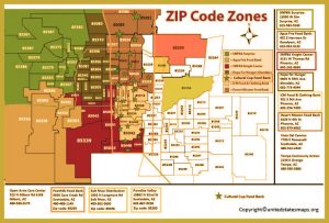 Phoenix Zip Code Map | Map of Phoenix with Zip Codes
