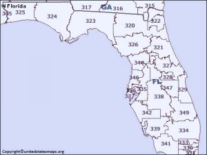 Florida Zip Code Map | Map of Zip Codes in Florida