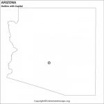 Blank Arizona Map | Printable Map of Arizona in Pdf