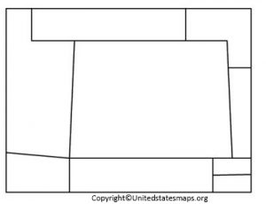 Blank Colorado Map | Printable Map Of Colorado in PDF