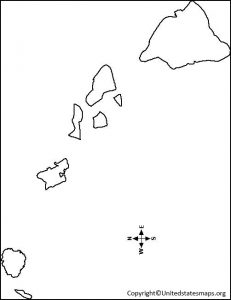 Blank Hawaii Map | Printable Map Of Hawaii in PDF