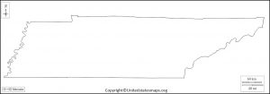 Blank Tennessee Map | Printable Map Of Tennessee in PDF