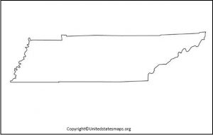 Blank Tennessee Map | Printable Map Of Tennessee in PDF