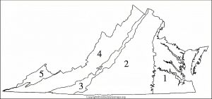 Blank Virginia Map | Printable Map Of Virginia in PDF