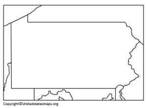 Blank Pennsylvania Map | Printable Map of Pennsylvania