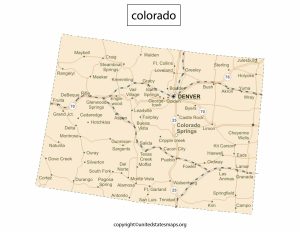 Colorado Political Map | Political Map of Colorado