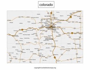 Colorado Political Map | Political Map of Colorado
