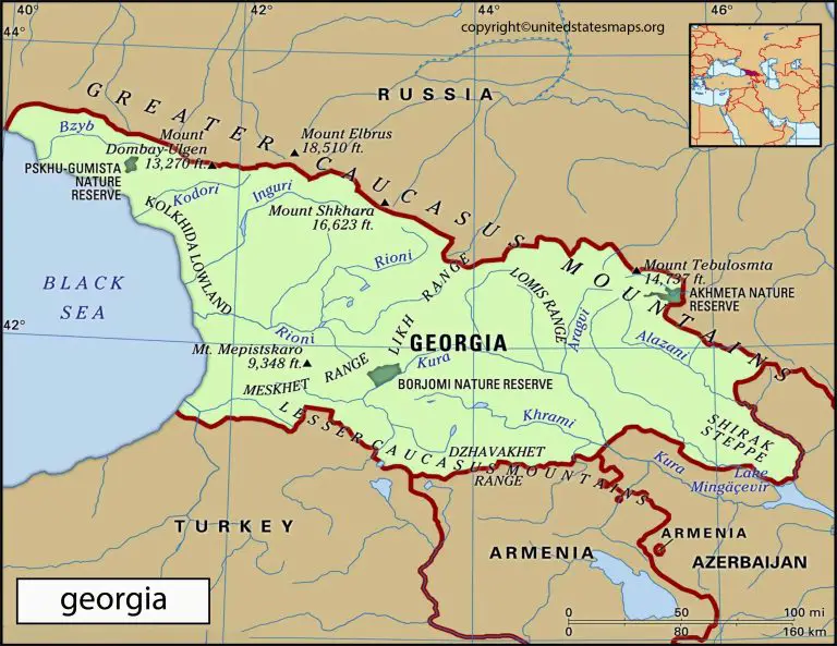 Georgia Political Map | Georgia County Political Party Ma