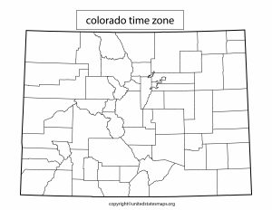 Colorado Time Zone Map | Mountain Time Zone Map Colorado