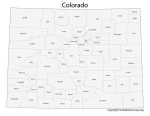 Colorado County Map | Map of Colorado Counties with Cities