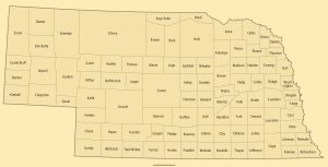 Nebraska County Map | County Map of Nebraska