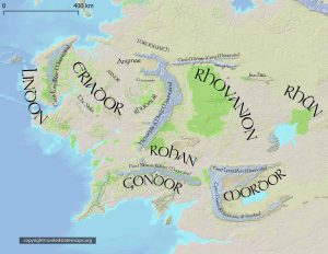 Middle Earth Map | Middle Earth World Map