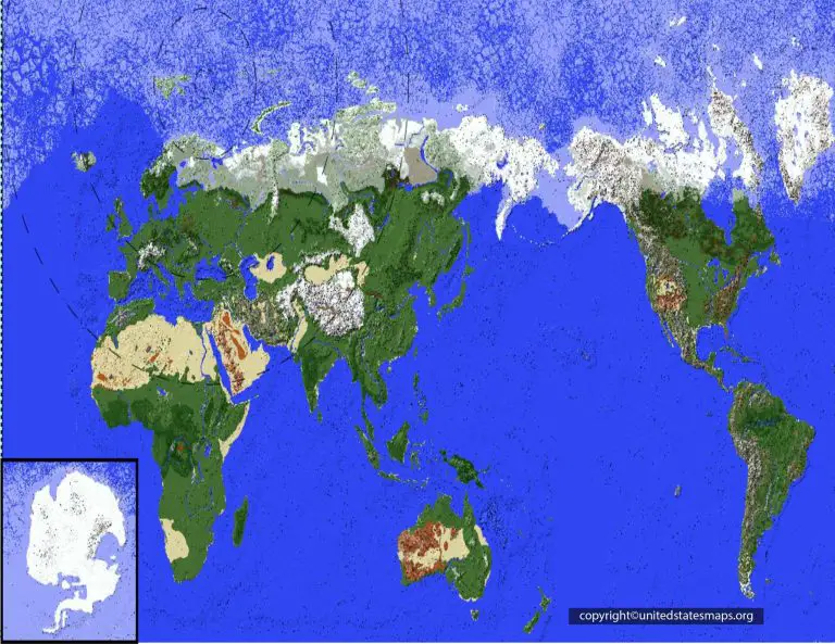 Minecraft Earth Map | Earth Map for Minecraft