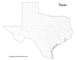 Texas County Map | Map of Texas Counties with Cities