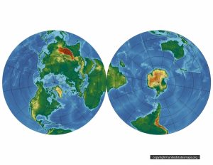 Flat Earth Map | Map of Earth Flattened [Theory Map]