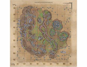 Ark Scorched Earth Map | Scorched Earth Ark Map