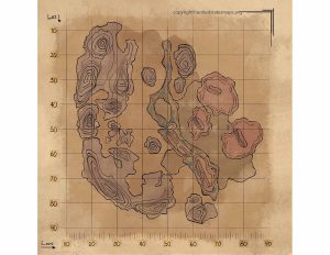 Ark Scorched Earth Map | Scorched Earth Ark Map