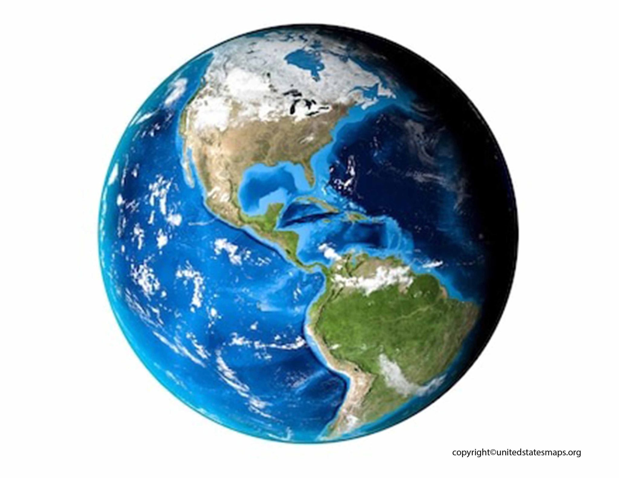 Real Earth Map | Realistic Map of the Earth