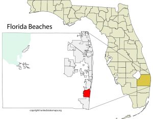 Florida Beaches Map | Map of Beaches in Florida