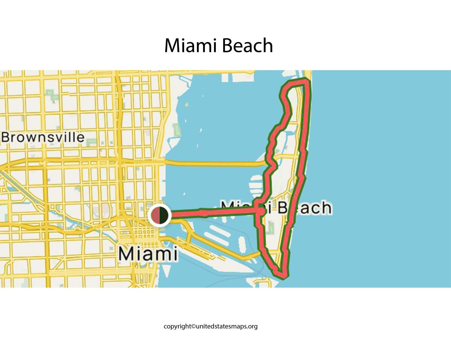 Miami Beach Map | Map of Miami Beach Attractions