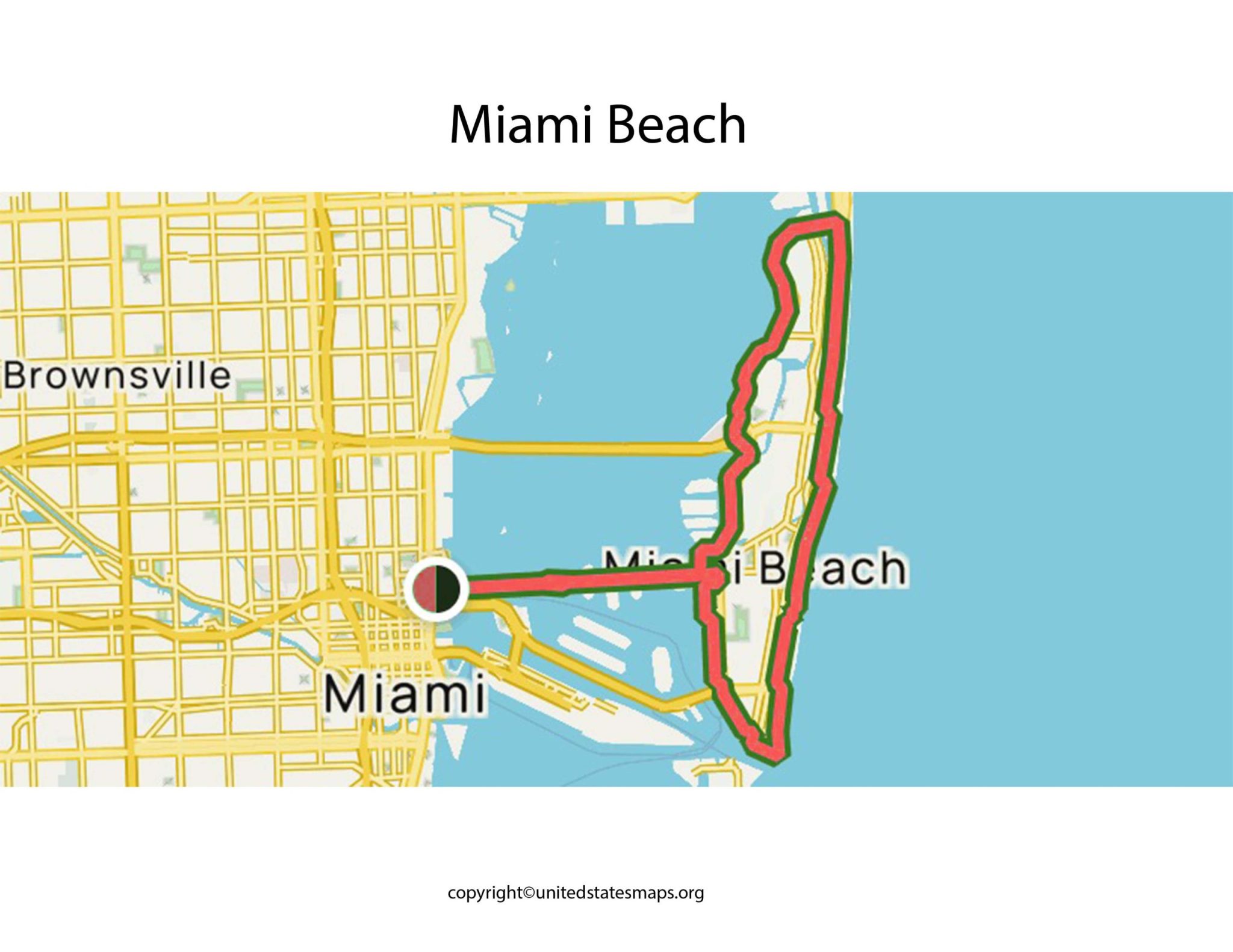 Miami Beach Map | Map of Miami Beach Attractions
