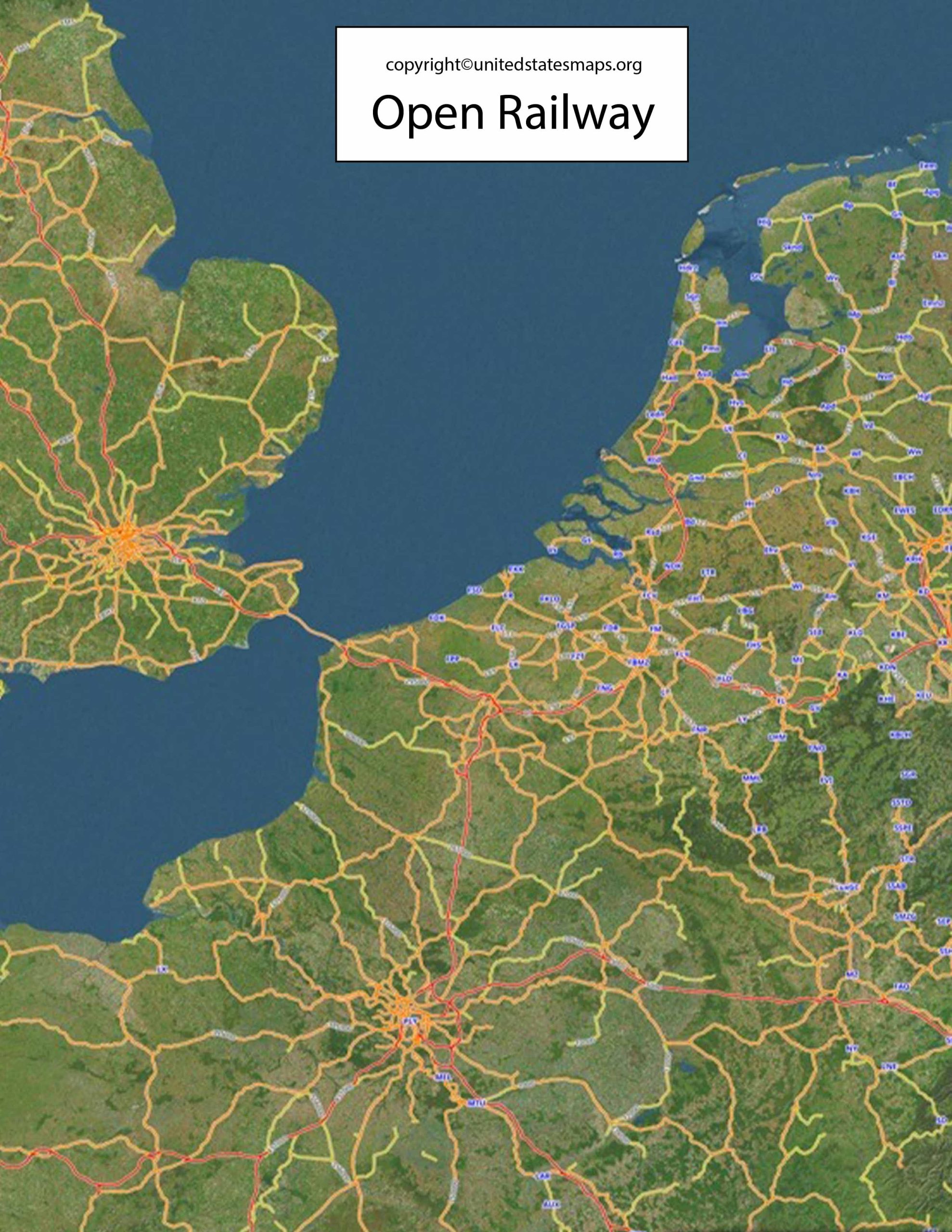 Open Railway Map [Open Rails Routes and Times Map]